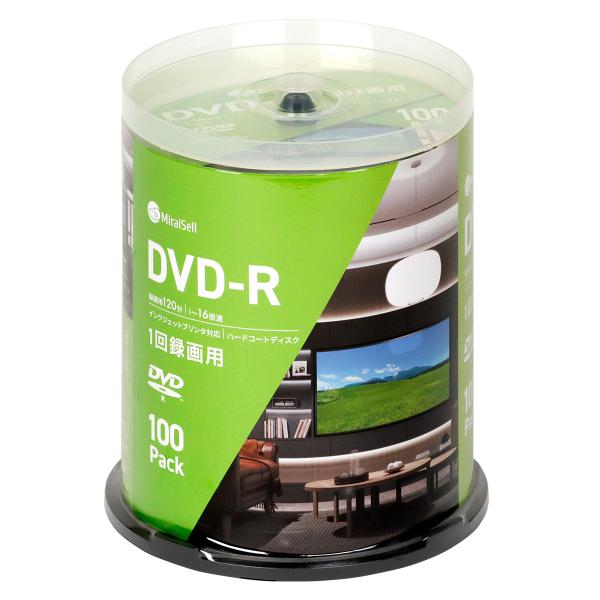 【発売日：2026年05月01日】★こちらは100枚入りの商品ページです・1回録画用DVD-R/容量4.7GB(片面)・記録速度：1-16倍速・記録時間：約120分・インクジェットプリンタ対応・ハードコートディスク・手書き対応/水性ペン・油...