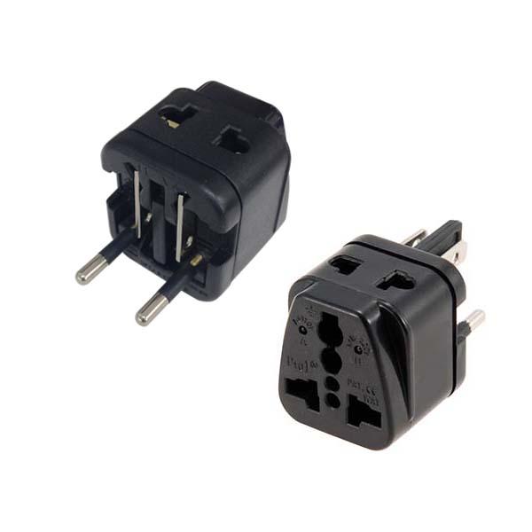 【 特 長 】● 世界各国の電源コンセントに対応！訪問国に合った電源形状に応じて5タイプに変形し、  日本仕様の電気製品を使用可能にします。● 一体型なので、組立型のように構成部品を紛失する心配がありません。● 2個口コンセント対応（A・C...