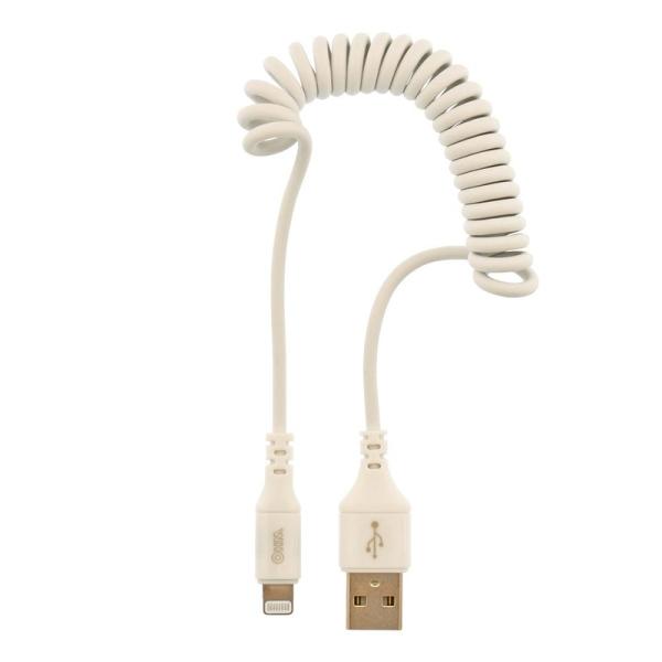 【 特 長 】● Appleの正規ライセンス「Made for iPod/iPhone」取得製品です。● ＵＳＢポートとiPhoneライトニングコネクタ搭載機器を接続し、充電・データ転送できます。● 伸びて絡みにくいカール式ライトニングケー...