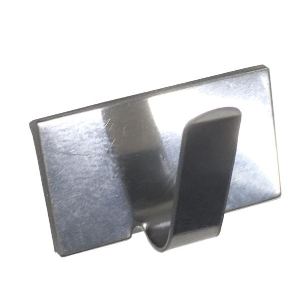 【 特 長 】● サビに強いステンレス（SUS304）を使用したステッカーです。● 電線をしっかりと支持します。● 耐候・耐熱性に優れた特殊アクリルの両面テープを使用● 屋外使用にも適しています。● RoHS適合品です。【 仕 様 】■ 貼...