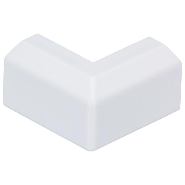 【 特 長 】● 外曲がりの仕上げに使います● モールの上からワンタッチで取り付け● モール配線のコーナー部分をきれいにしかも安全に仕上げます● 本体色は白です【 仕 様 】■ 太さ：1号（1号モール用）■ 材質：ABS■ 入数：2個