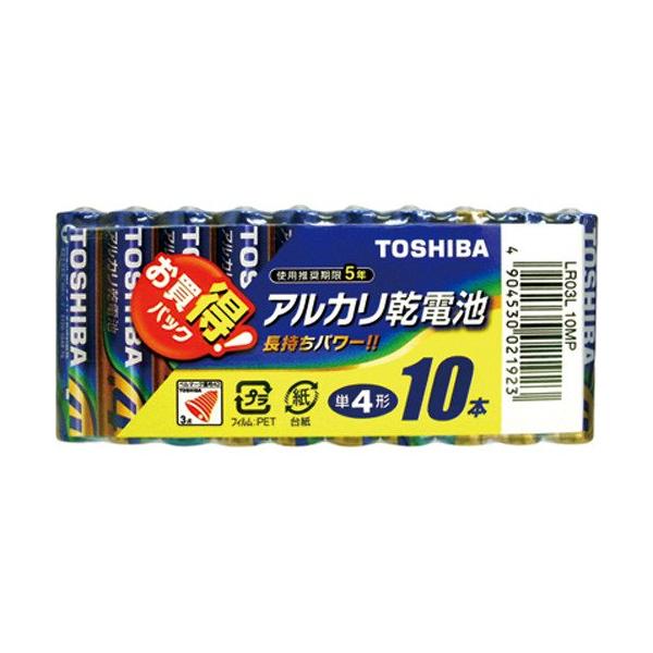 【 特 長 】● アルカリ乾電池● お買い得パック【 仕 様 】■ 形状：単4形■ 入数：10本