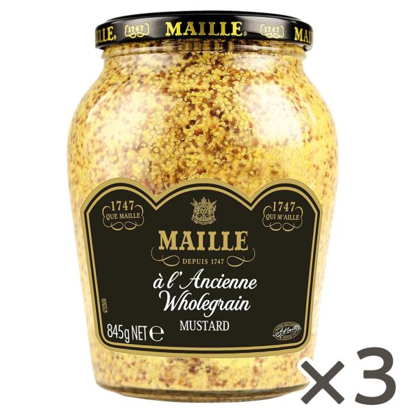 【発売日：2018年09月25日】マスタードの種をビネガーだけでなく白ワインに漬け込んで作った、ワインの薫り高い、風味豊かなマスタードです。見た目にも美しい大粒の種をそのまま残しているため、独特のプチッとした食感を楽しめます。3個セットの販...