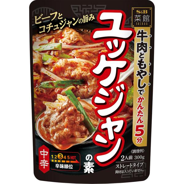 【発売日：2026年08月10日】調理時間５分。用意する具材は牛肉ともやしのみ。ビーフだしに、コチュジャン、豆板醤をバランスよく配合したコク深い旨みと辛みが楽しめます。■納期情報（商品発送予定日）についてご注意ください。商品の納期情報を表示...