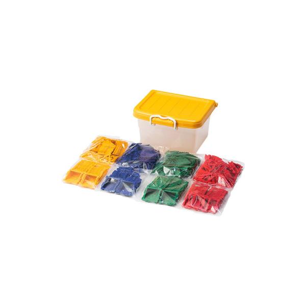 かんたん！自在！教材に！英国生まれのシステム遊具ポリドロン！ フレームタイプの正三角形400枚と正方形120枚が入ったセットです。学校では，正八面体の展開図や立方体の展開図が20名分用意できるなど，算数・数学の授業での使用のほか，文化祭での...