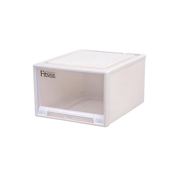 最大外寸（約）：幅44×奥行53×高さ30cm有効内寸（約）：幅38.3×奥行47.6×高さ24.6cm収納の目安（約）：Yシャツが14枚積み重ね使用：2段まで可能引出耐荷重（約）： 5.4kg全体耐荷重（約）※2段重ねた場合：16kg材質...