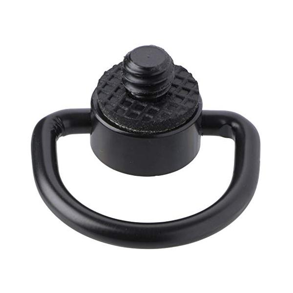 カメラやその他三脚ネジ穴のあるギアに使える多用途リングフックに掛けるためのリングにもサイズ(約) : リング25mm / ネジφ13mm製品重量(約): 11gカラー : ブラック