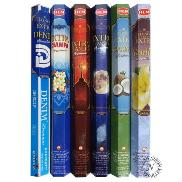 六角香エキストラシリーズ6種類の香りが入ったアソートセットです♪《香りの種類》エキストラチャンダン/エキストラムーン/エキストラココナッツ/エキストラバニラ/エキストラデニム/エキストラチャン/※一部内容が変更される場合がありますので予めご...