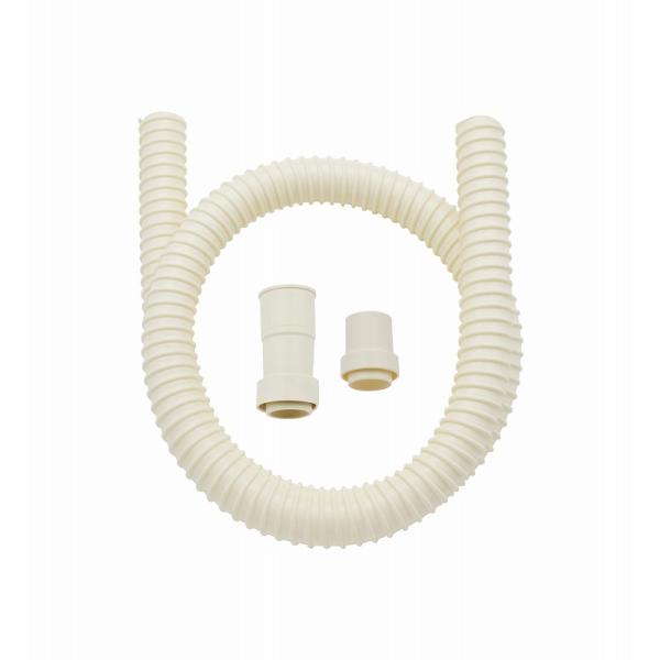 GAONA ガオナ KAKUDAI カクダイ  GA-LE004 洗濯機用 排水ホース 延長用 4.0m （長さ調節可能 アイボリー）
