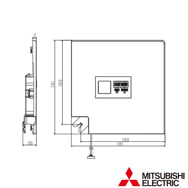 三菱 PAR-SR4LA 店舗・事務所用パッケージエアコン（Ｍｒ．ＳＬＩＭ）　 別売　ワイヤレス受光部キット
