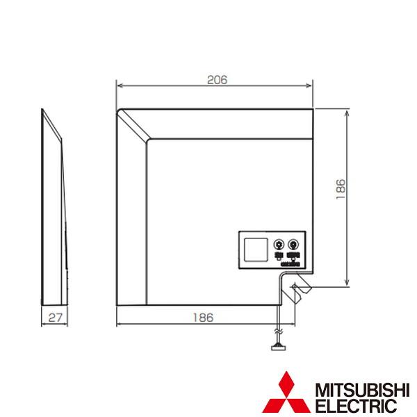 三菱 PAR-SR5LA 店舗・事務所用パッケージエアコン（Ｍｒ．ＳＬＩＭ）　 別売　ワイヤレス受光部キット