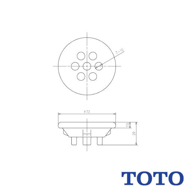 TOTO 小便器用目皿 U115ST#NW1 ホワイト