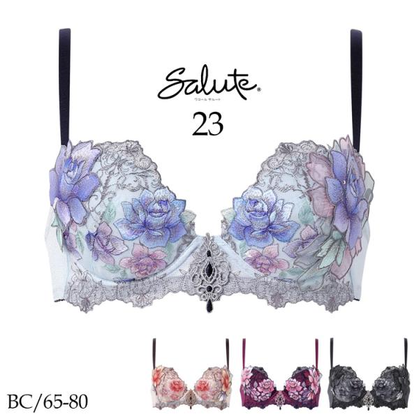 【型番】BTJ423（23グループ）【サイズ】B・Cカップ / アンダー65〜80【人気シリーズ】バストボリュームを脇から中央に寄せ、きれいな谷間をつくる、プッシュアップ ブラ【サイズ展開】3/4カップブラ● Bカップ：B65 / B70 ...