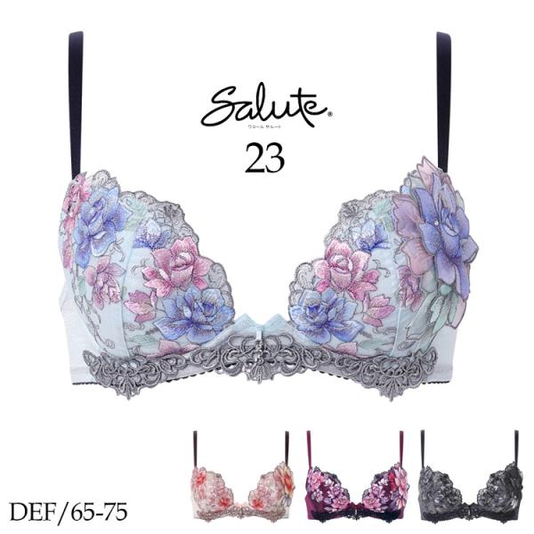 【型番】BTJ723（23グループ）【サイズ】D・E・Fカップ / アンダー65〜75【人気シリーズ】深くセクシーな谷間をメイクし、脇すっきりシルエットのフロントエックス ブラ【サイズ展開】3/4カップブラ● Dカップ：D65 / D70 ...