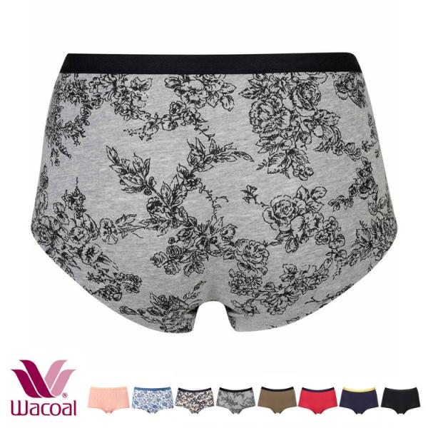 ここちよくフィット本体素材は綿混ベア天竺素材を使用し、しなやかにフィット。少し太めのウエストのゴムがアクセント 。さまざまなカラーやプリント柄を使用し、選ぶ楽しさを。はきこみ丈ふつう素材：身生地：綿95％、ポリウレタン5％、テープ部：ナイロ...