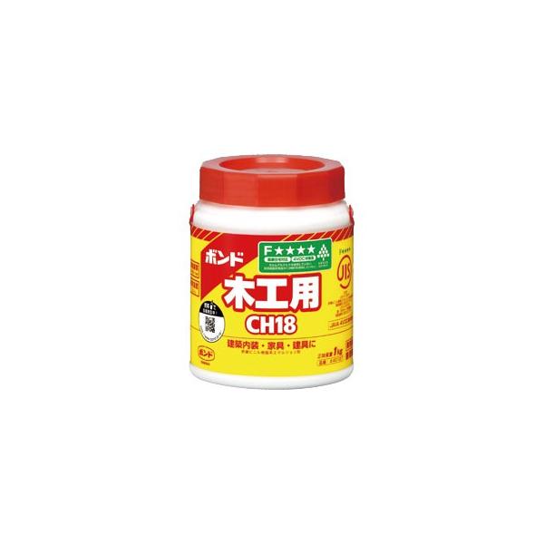 商品名 コニシ / 木工用接着剤 ボンド （CH-18-1 工業用） 1kg （#40127）（A-04942）   メーカーコニシ仕様 ■用途：木、紙、布、石膏用 ■成分：酢酸ビニル系 ■材質：容器=再生PE製備考 ●コニシの木工用接着剤...