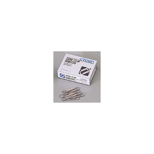商品名 クラウン / ゼムクリップ 100本入り （極大・紙箱入り） 全長49mm （CR-GM00-SL）（A-04280）  メーカークラウン   仕様 ■全長：49mm（極大） ■紙箱入り  備考 ●クラウンのゼムクリップです。伝票や...