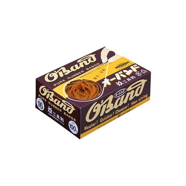 商品名 共和 / オーバンド 輪ゴム （内径38mm・100g約680本） 箱入り （O-16）（A-04451）  メーカー名共和    仕様 ■本数：約680本（100g） ■内径：38mm ■折径：60mm   備考 ●共和のオーバン...