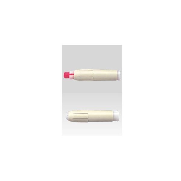 商品名 チョークホルダー （90-0050）（A-34664）  仕様 ■外寸：全長95×径20（mm） ■チョーク白1本付き 備考 ●チョークホルダー。