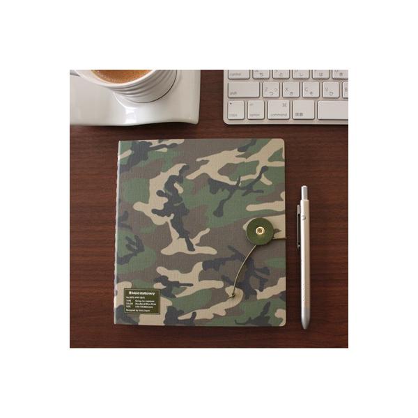 商品名クレイド kleid / ストリングタイ ノートブック String-tie notebook リングノート（2mm方眼）ウッドランド/オリーブ（No.8875）メーカー国日本メーカー名新日本カレンダー / SHINNIPPON CA...