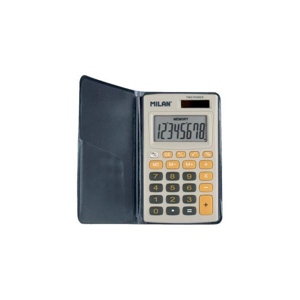 ■商品サイズ：横幅55 x 縦幅100 x 厚さ19mm ■8桁表示 ■電源：ソーラーとボタン電池併用 ●スペインのステーショナリーブランド「ミラン」のカルキュレーター(電卓)です。斬新なデザインやカラーで、デスクの上をスタイリッシュに演出...
