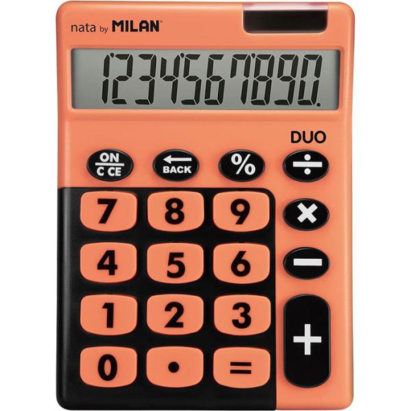 商品名ミラン MILAN / 電卓 ビッグキー 10桁 オレンジ（150610TDOBL）メーカー国スペインメーカー名ミラン / MILAN仕様■商品サイズ：横幅106mm x 縦幅145mm x 厚さ21mm■パッケージサイズ：横幅140...