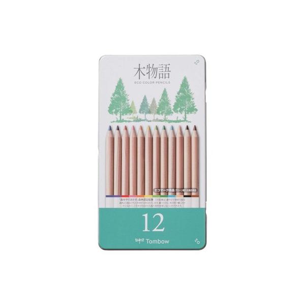 商品名トンボ鉛筆 缶入色鉛筆 S木物語 12色 (CB-RS12C)【TOMBOW COLOR PENCIL リサイクル 学童文具 色鉛筆】メーカー国日本メーカー名トンボ鉛筆 TOMBOW仕様■12色■鉛筆：丸軸/森林認証材使用■ケース：缶...