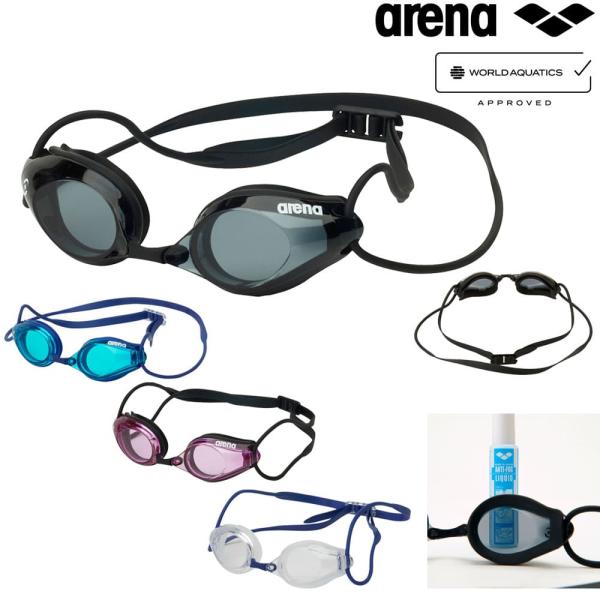アリーナ ARENA 水泳 レーシングゴーグル スプラッシュ クリアレンズ クッション付き リノンくもり止め WA承認モデル 競泳 AS5SGG11U FINA承認