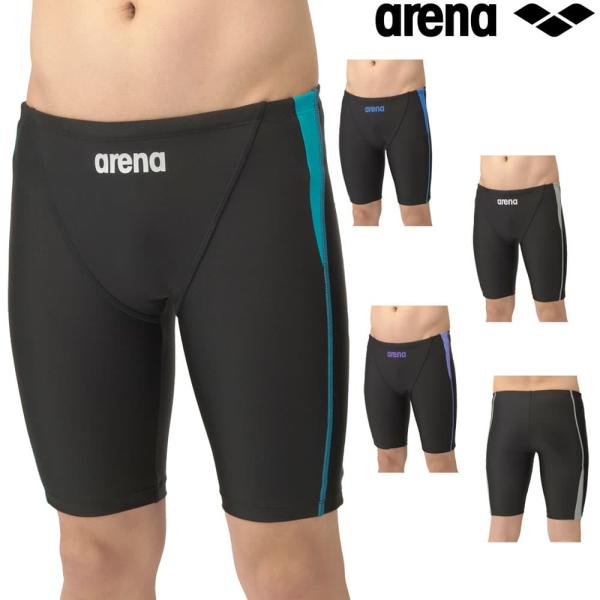 アリーナ ARENA フィットネス水着 メンズ フィットネススパッツ ハーフレッグ AQUA EXA ダブルエステルWR AS5SWF62M