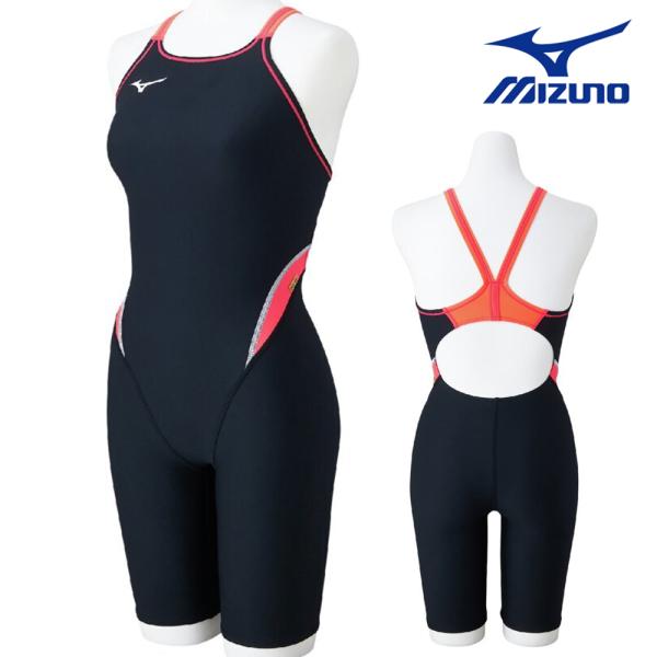 ミズノ MIZUNO 競泳水着 練習用水着 レディース エクサースーツ ハーフスーツ オールインワン EXER SUITS U-Fit 競泳練習水着 N2MGC263