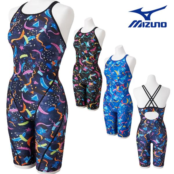 ミズノ MIZUNO 競泳水着 練習用水着 レディース エクサースーツ ハーフスーツ EXER SUITS U-Fit 競泳練習水着 AYA COLLECTION 寺川綾 2026年秋冬モデル N2MGD775