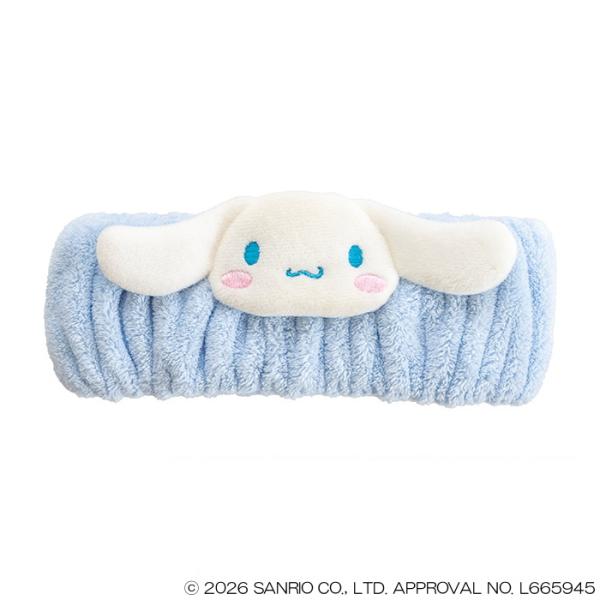 OKA オカ ふわふわヘアバンド サンリオキャラクターズ シナモロール 水泳小物 スイミング プール タオル 女の子 キッズ かわいい 洗顔 メイク OKA74555