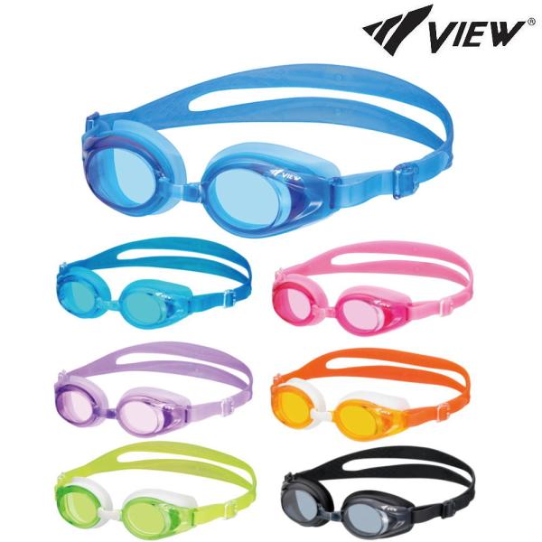 VIEW ビュー スイミングゴーグル 水泳 クッション付き ジュニア用 クリアレンズ V710J