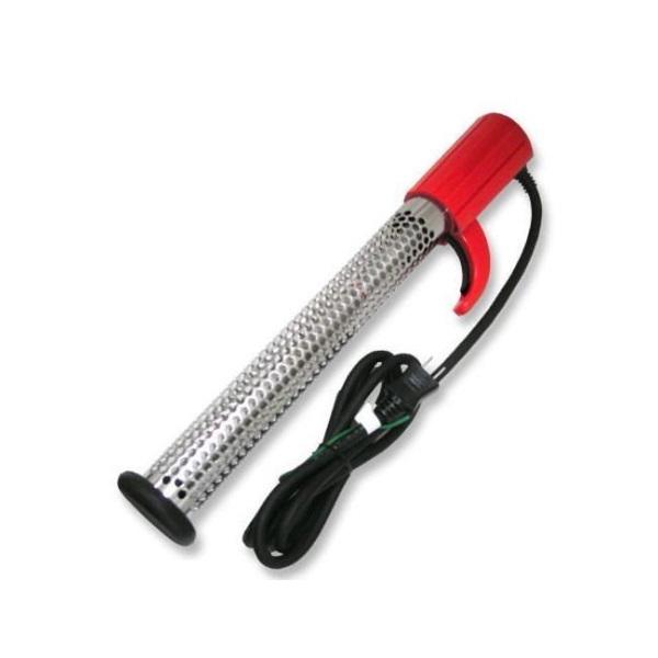 ■寸法：W120×D66×H462mm（突起物除く） ■重量：約850g ■材質（本体）：ABS樹脂 ■材質（ヒーター）：ステンレス（SUS−316L） ■保護ラバー：EPT合成ゴム ■安全カバー：あり ■本体色：赤 ■定格入力：AC100...