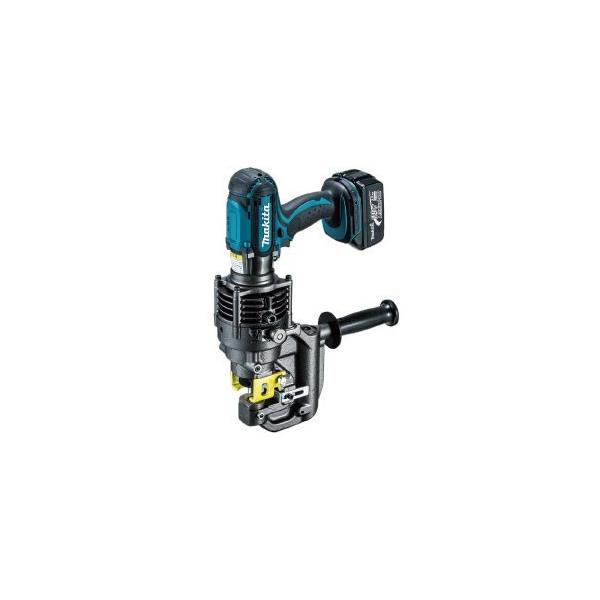 マキタ 18V 充電式パンチャ PP200DRG(6.0Ah)6.0Ahバッテリ仕様追加で作業量アップ複動型で、抜群の作業効率。打ち抜き、抜き上げともに油圧で作動する「複動型」。材料からパンチをスムーズに引き離します。一般鋼材、ステンレス、...