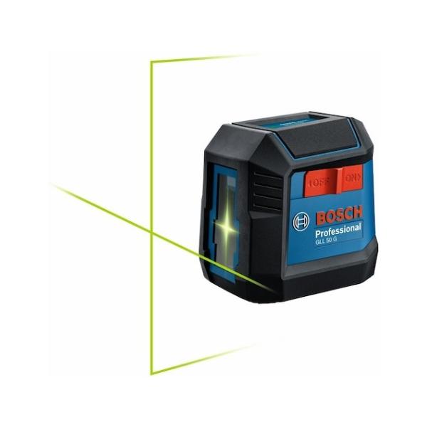ボッシュ　GLL50G　クロスラインレーザー　キャリングケース付　グリーンレーザー　水平　垂直