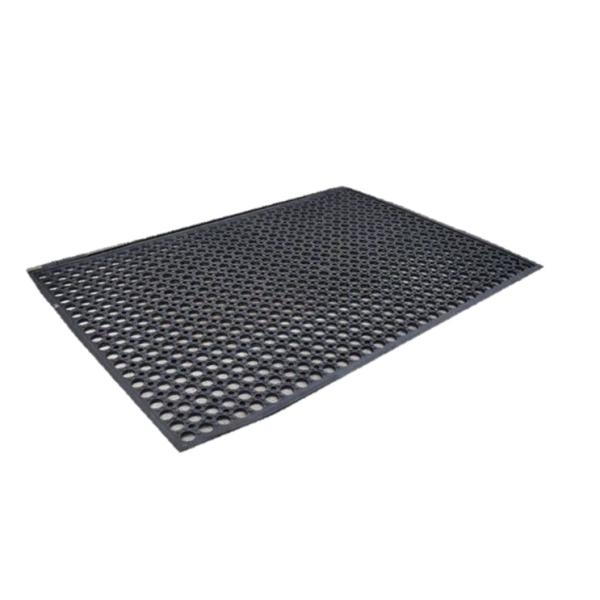 シンセイ　有孔ラバーマット　900mmx600mmx12mm　重量3.1kg　玄関マット　ゴムマット