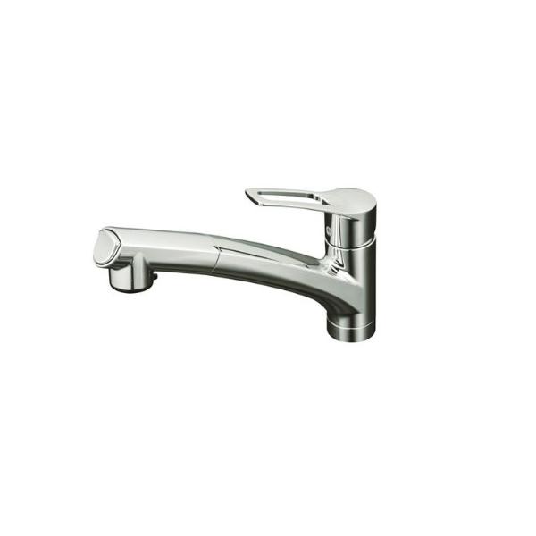 KVK　KM5021TECHS シングルレバー付混合栓 撥水 eレバー