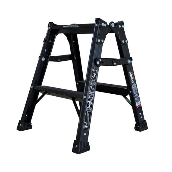 アルインコ BPRS-60 天板高さ52cm 全ステップに滑り止め付 (特別仕様) ブラック兼用脚立 黒 B-PRS-60 PRS-60WA のブラック塗装