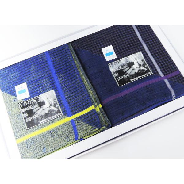 ハンカチ　和調柄でやわらかく肌触りのよい播州織ハンカチ　日本製　48×48cm1枚880円×2枚＝1760円に白箱110円に入れてギフト向けに作りました。父の日、お誕生日に、お礼にもおすすめです。こちらの商品はブランドではございません。お父...