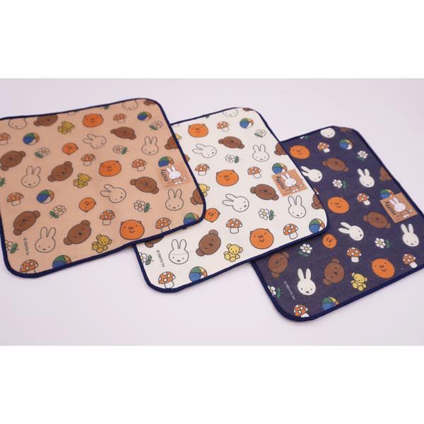 ミッフィー miffy タオルハンカチ   20×20cm  学生 女性 子供 プチギフト かわいい 小物雑貨　学生　通勤通学、外出時に毎日の必需品　エチケットとして。お子様（子供会・退会・卒業・引退・記念やお世話になった方（転勤/退職/お...