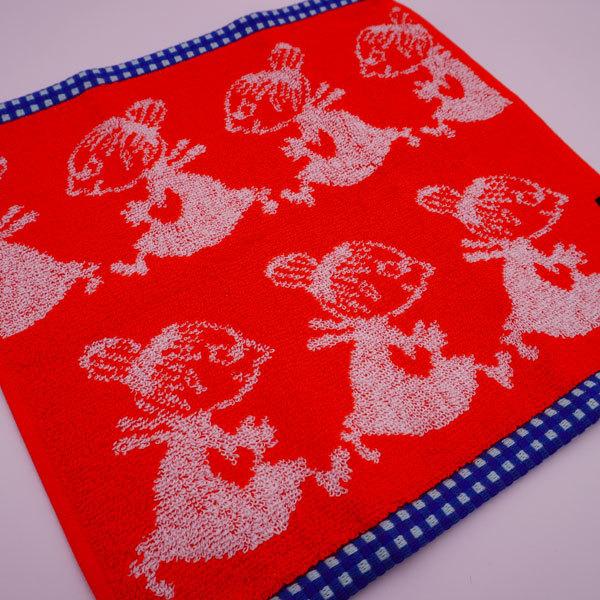 ムーミン　ハンドタオル　レディース　ブランド　ハンカチギフトプレゼントとして　お値頃でたくさんの人に配りたいなどにおすすめお世話になった方へ御礼やお返し　お誕生日プレゼント　転勤・移動・退職時のプチギフト30×30cm　綿100％　ポルトガル