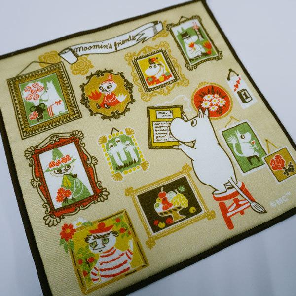 ムーミン　ミニタオルハンカチ　レディース　ブランド　ハンカチギフトプレゼントとして　お値頃でたくさんの人に配りたいなどにおすすめお世話になった方へ御礼やお返し　お誕生日プレゼント　転勤・移動・退職時のプチギフト15×15cm綿100％
