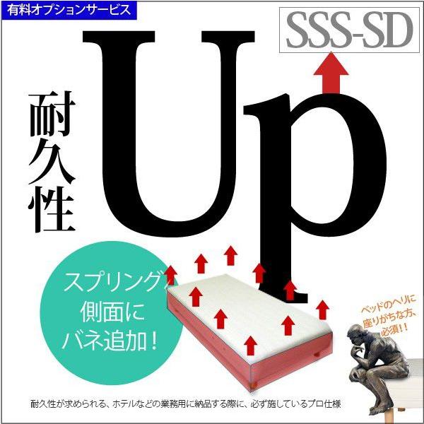 この商品は単品購入ができません。必ず該当サイズおよびコイルのPROFONDシリーズ 脚付きマットレスまたはマットレス単体と同時にご購入下さい。  ■対応サイズ：SSS〜セミダブルサイズ  ■対応スプリング：ボンネルコイル、ハイカウント おし...