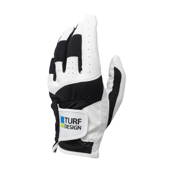朝日ゴルフ AS TDGL-2170 メンズグローブ TURFDESIGN ホワイト×ブラック AS TDGL2170 802