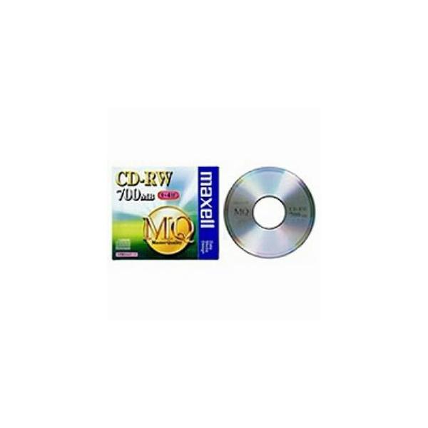 マクセル CDRW80MQ.S1P 4倍速対応データ用CD-RW 1枚 700MB  120