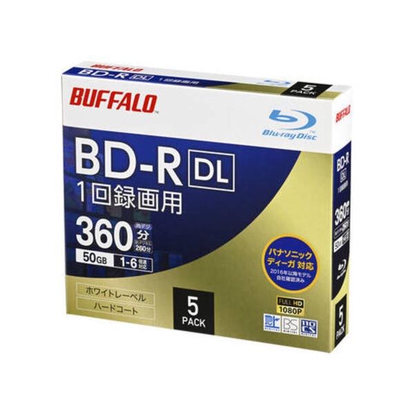 BUFFALO YD-BR50V-005CW BD-R DL 50GB 5枚 YDBR50V005CW 18