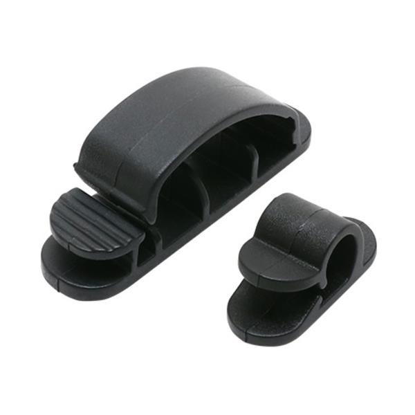 ミヨシ TVA-CH02／BK ケーブルホルダー ブラックTVACH02／BK 500