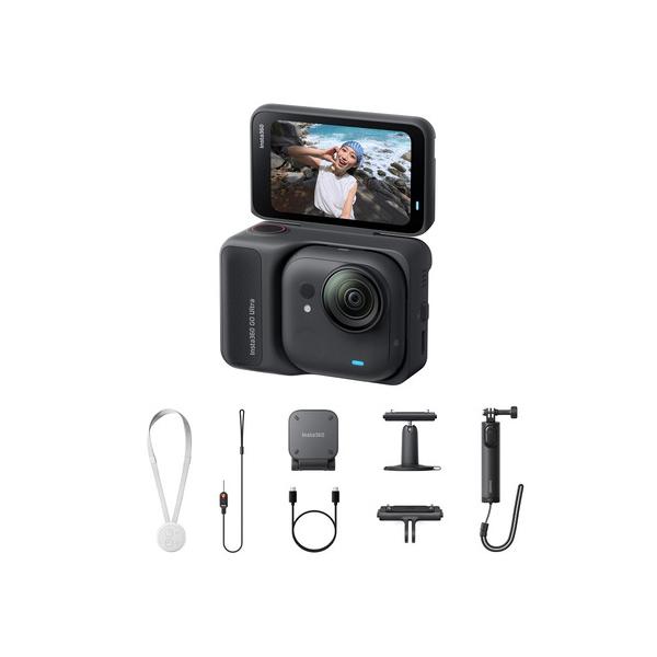 Insta360 CINSABEA-GOUltra06 小型アクションカメラ GO Ultra クリエイターキット 三脚自撮り棒付属 ミッドナイトブラック 15