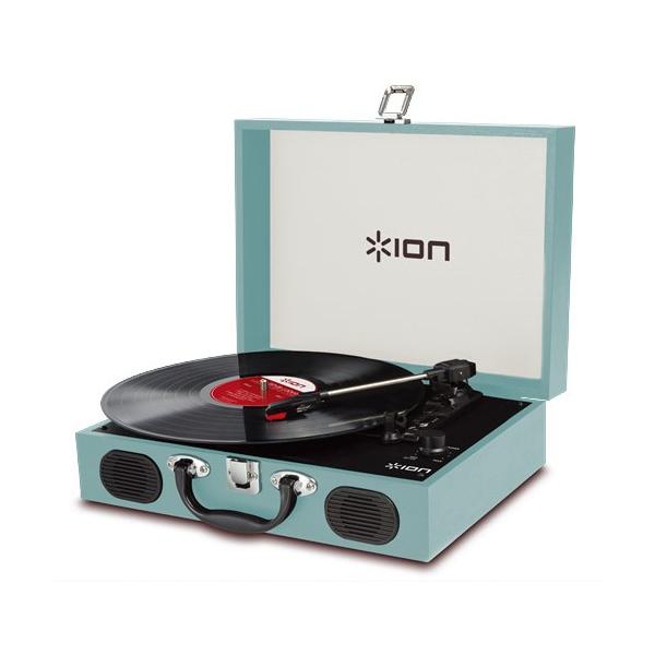 ION AUDIO Vinyl Transport／Blue ポータブルレコードプレーヤー  21